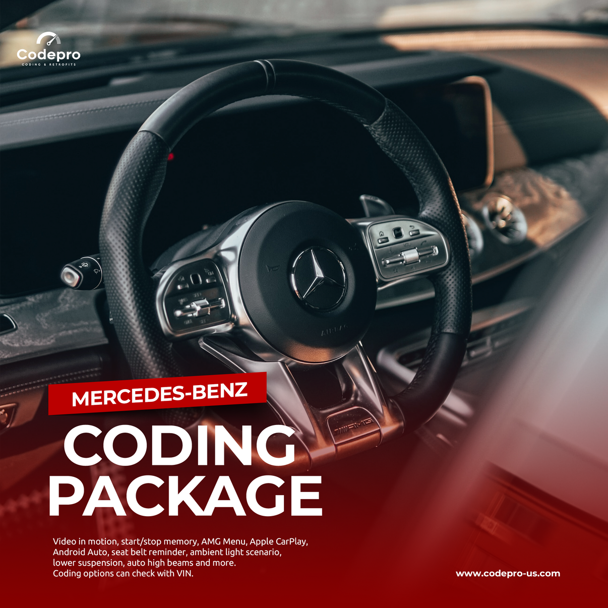 Mercedes-Benz coding package – Codepro